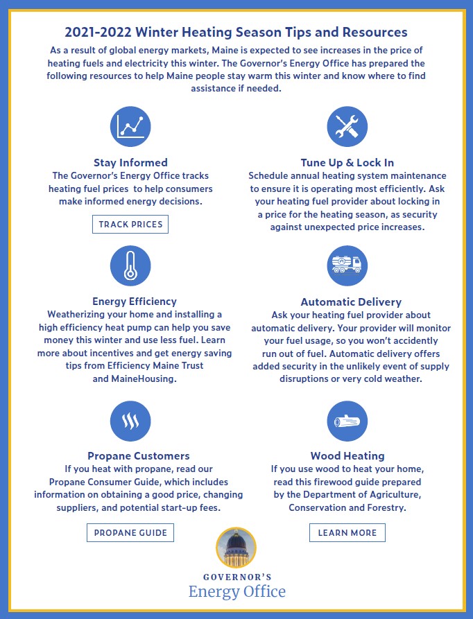Winter Heating Season Tips and Resources | Governor's Energy Office